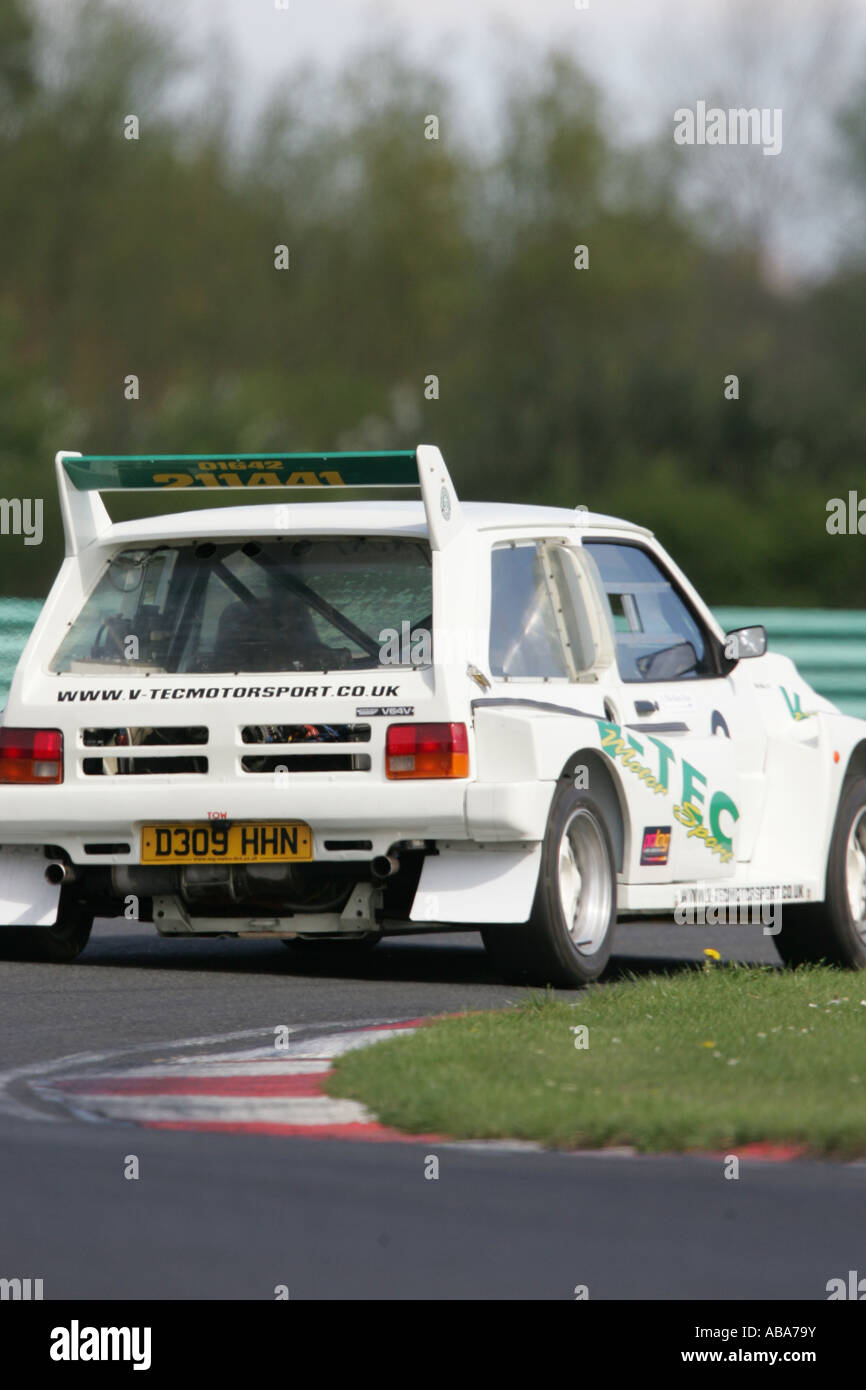 Rear shot of a 6R4 at Croft Stock Photo - Alamy