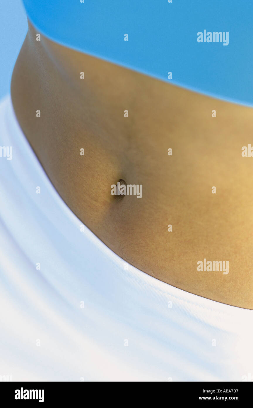 Woman midriff navel navel hi-res stock photography and images - Alamy