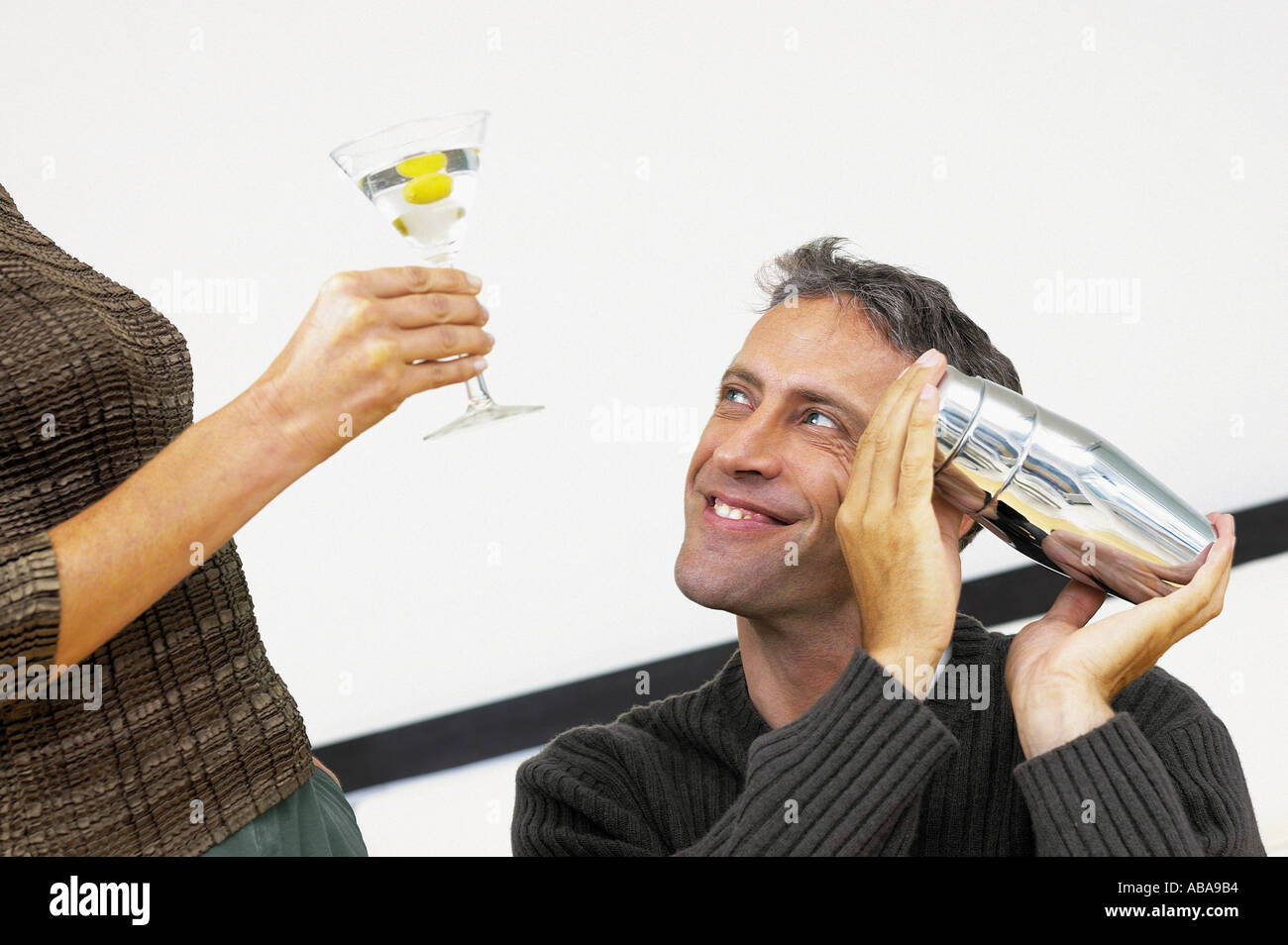 Woman having a cocktail hi-res stock photography and images - Alamy