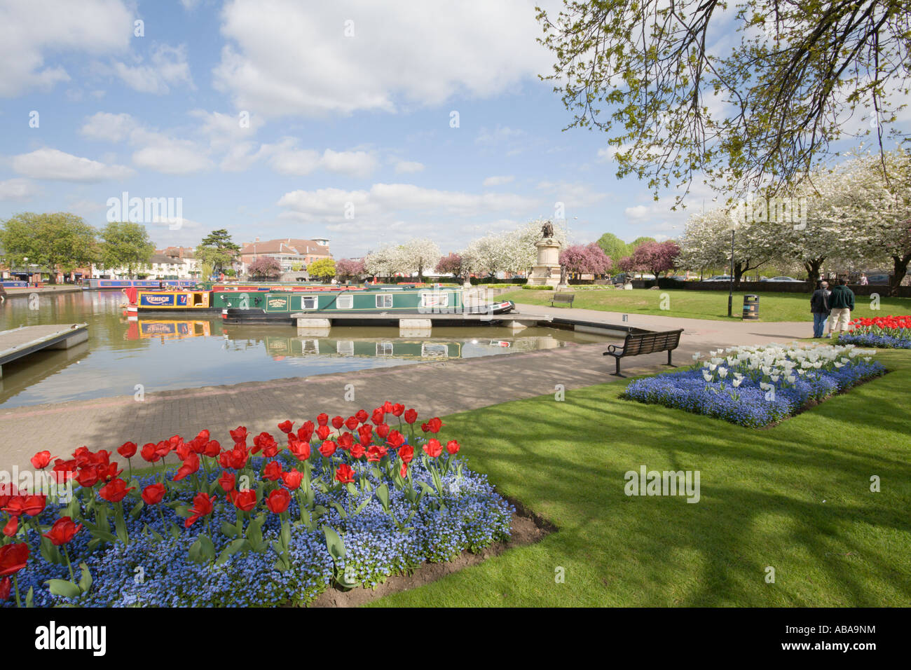 Bancroft canal basin Stratford upon Avon Warwickshire England UK Stock ...