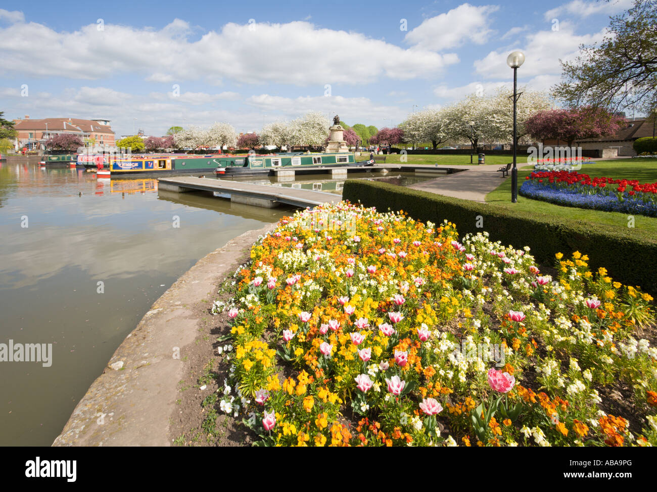 Bancroft canal basin Stratford upon Avon Warwickshire England UK Stock ...