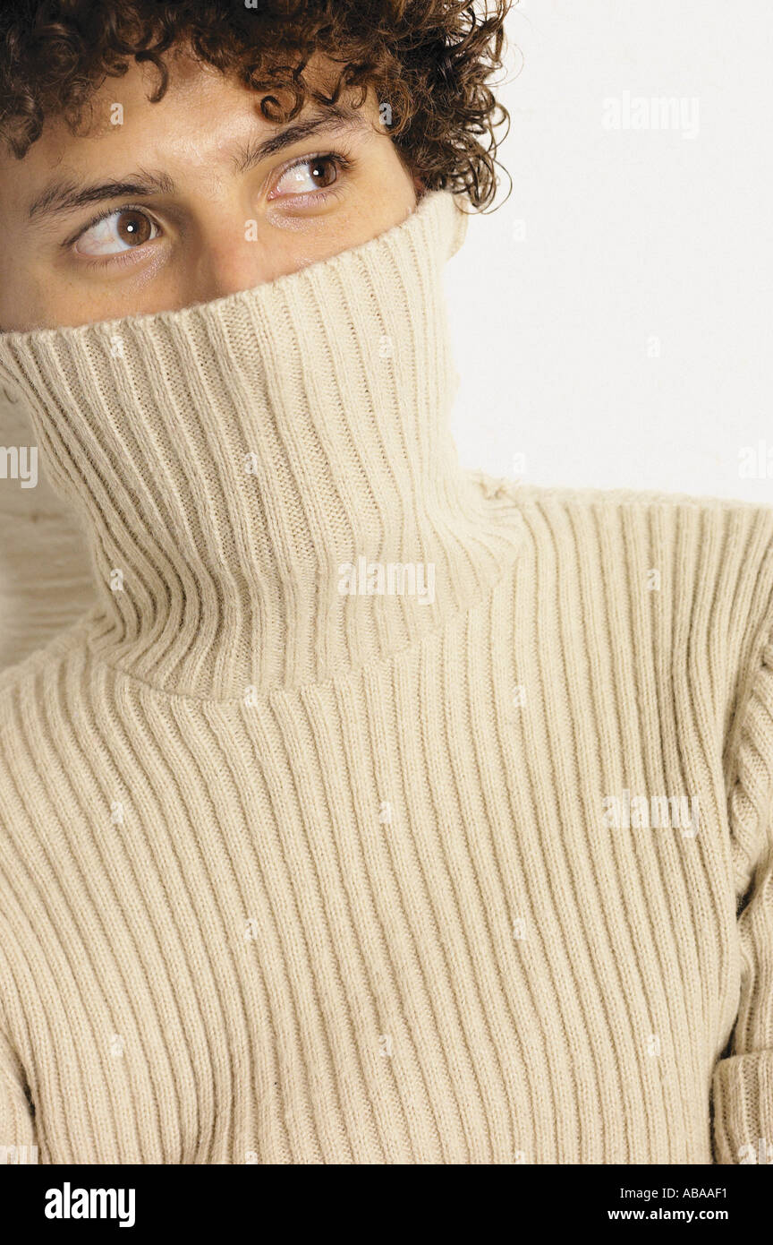 Face partly covered hi-res stock photography and images - Alamy