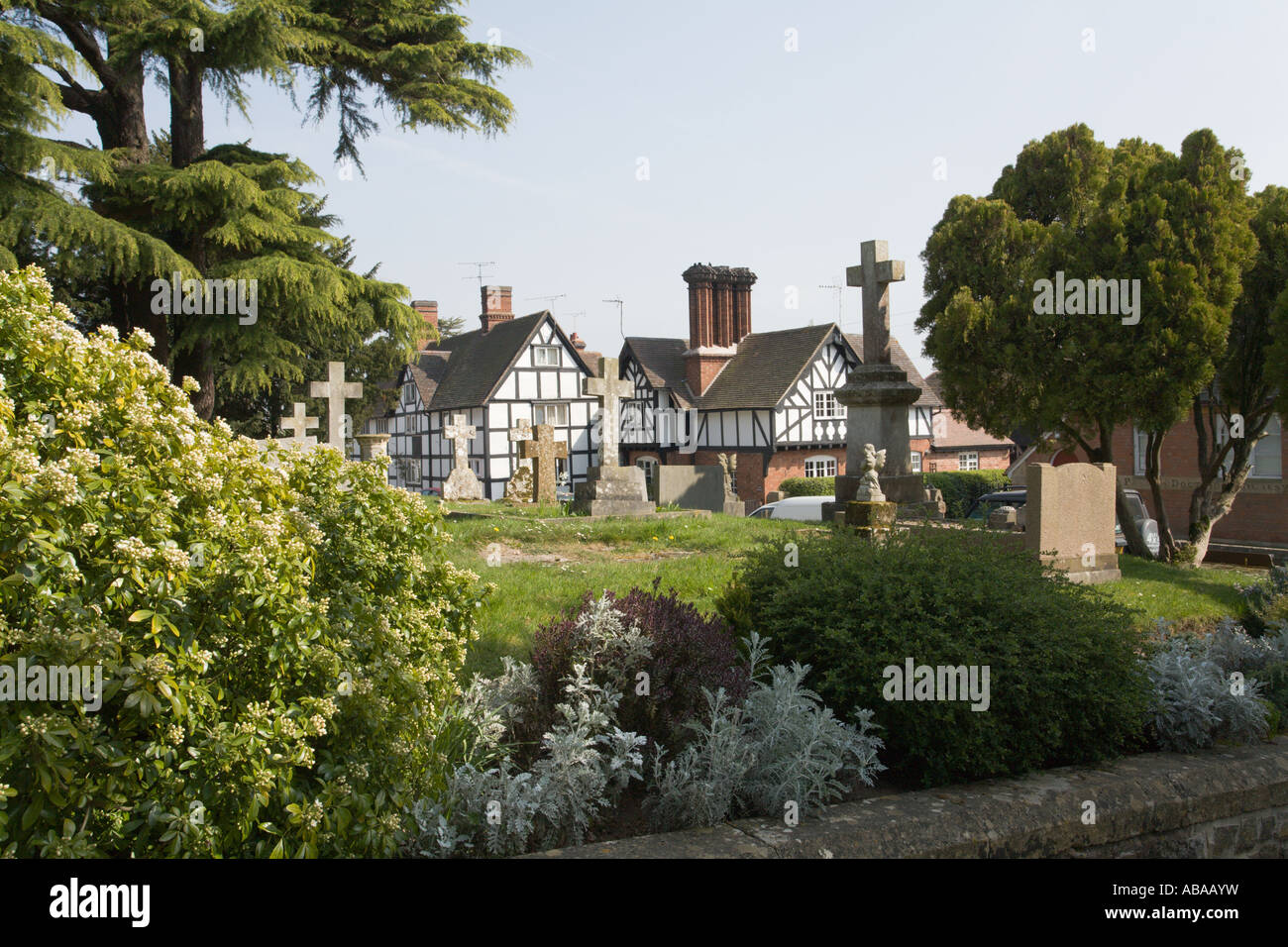 All Saints parish church Church Lench village in the Vale of Evesham ...