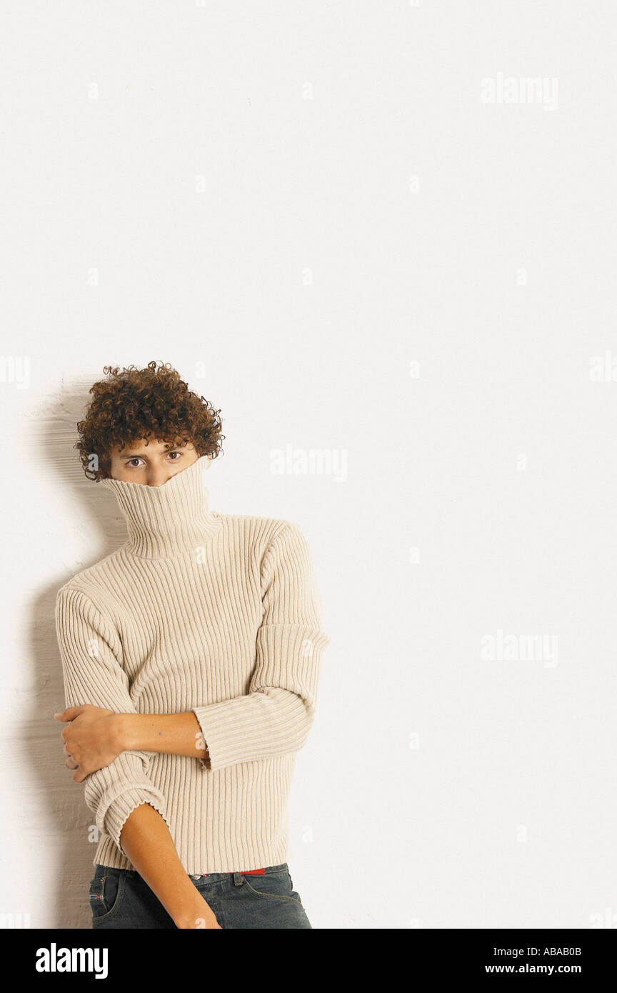 Face partly covered hi-res stock photography and images - Alamy