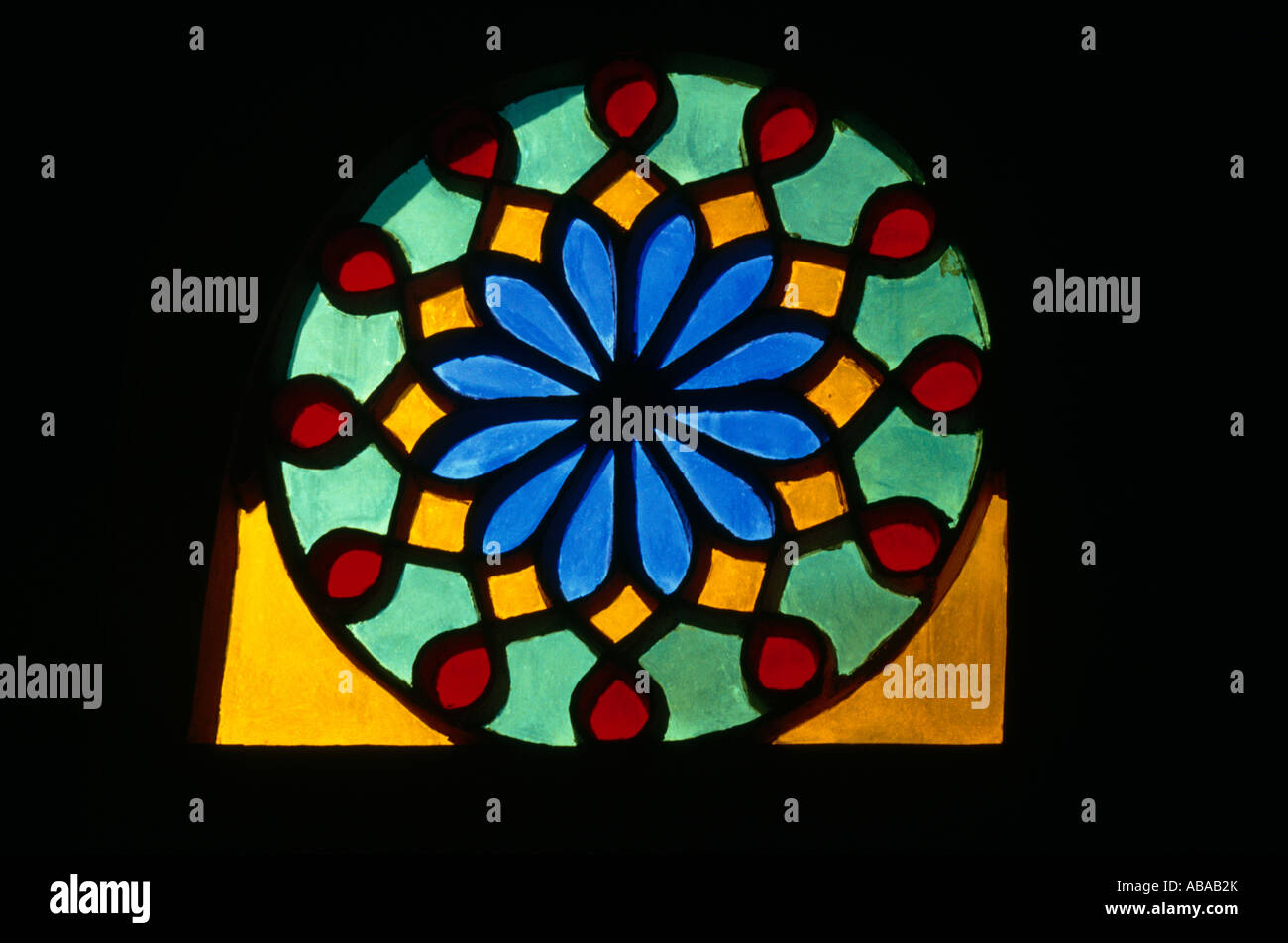Sanaa Yemen Stained Glass Window Stock Photo - Alamy