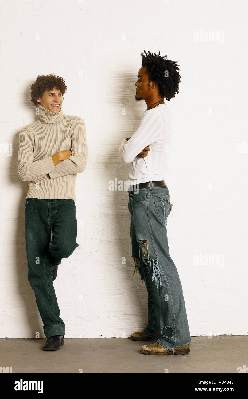 Group of people talking ethnic mix hi-res stock photography and images ...