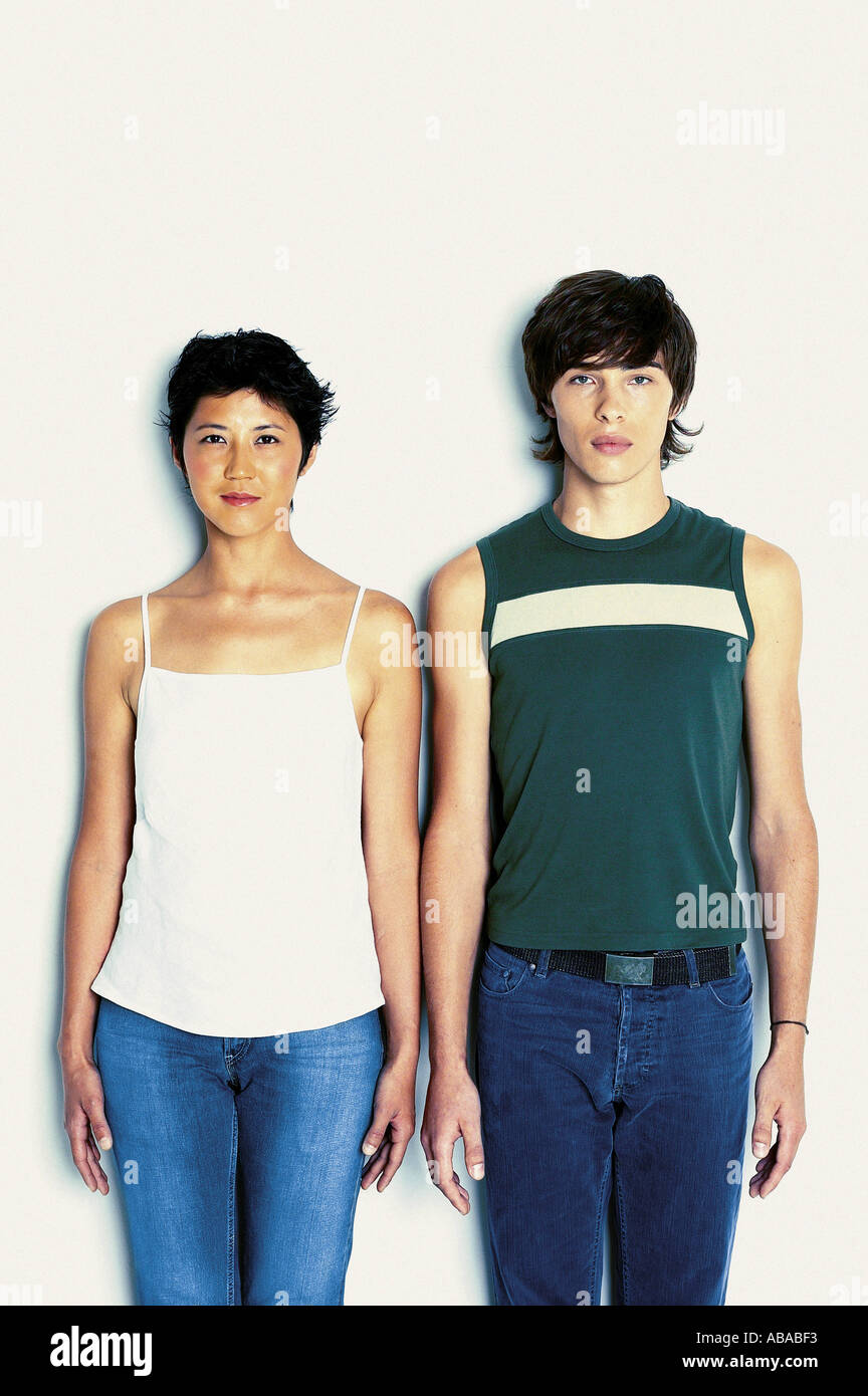 Portrait of man and woman Stock Photo - Alamy
