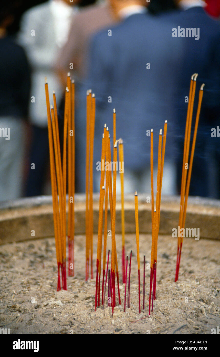 Taipei Taiwan Confucian Temple Joss Sticks Burning Stock Photo - Alamy
