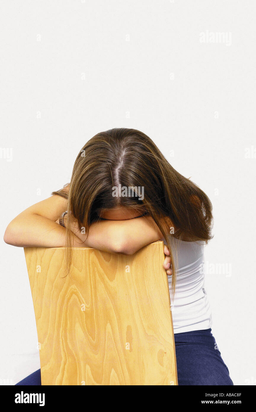 Puberty girl sadness hi-res stock photography and images - Alamy