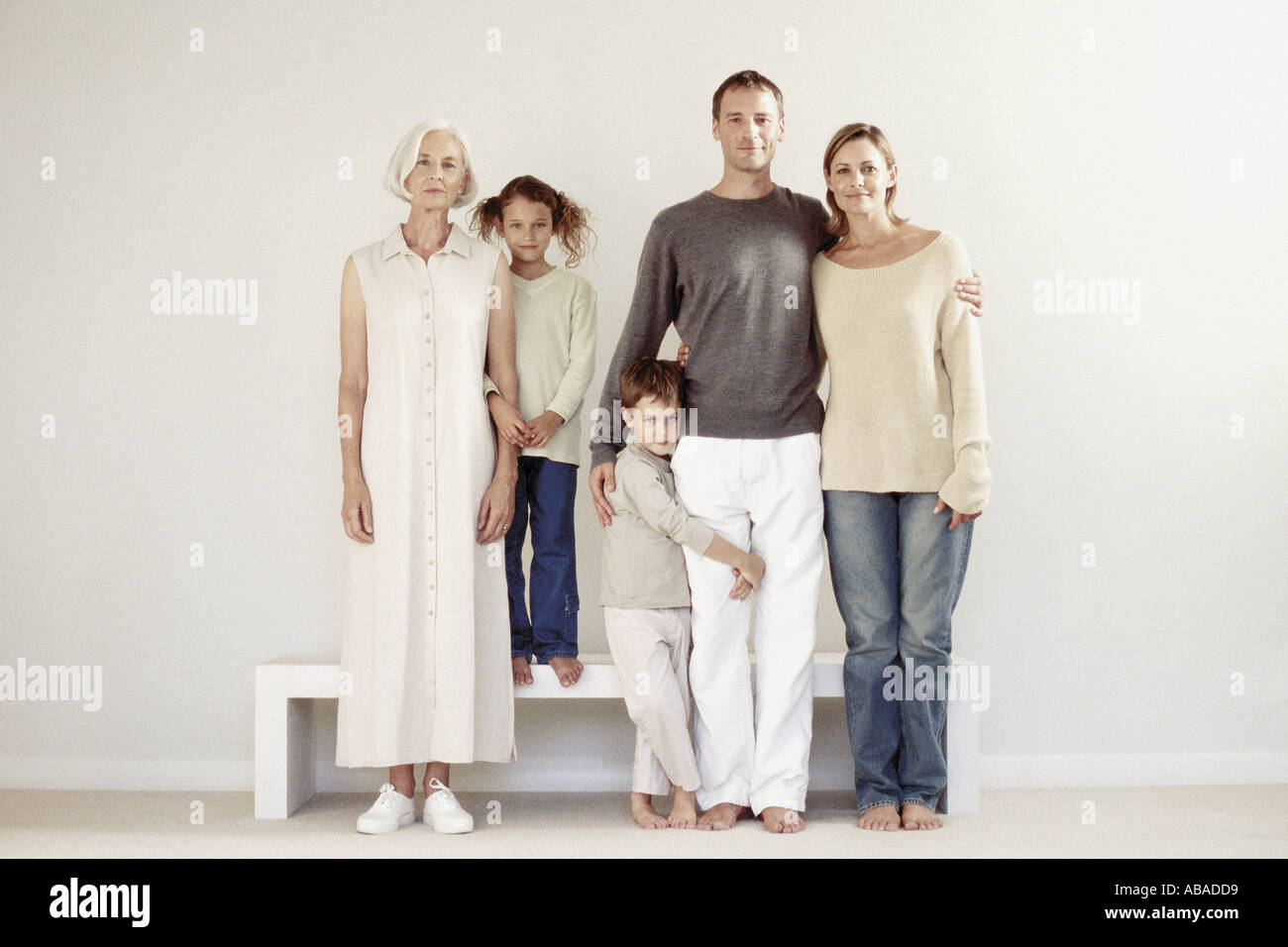 Portrait of a small family hi-res stock photography and images - Alamy
