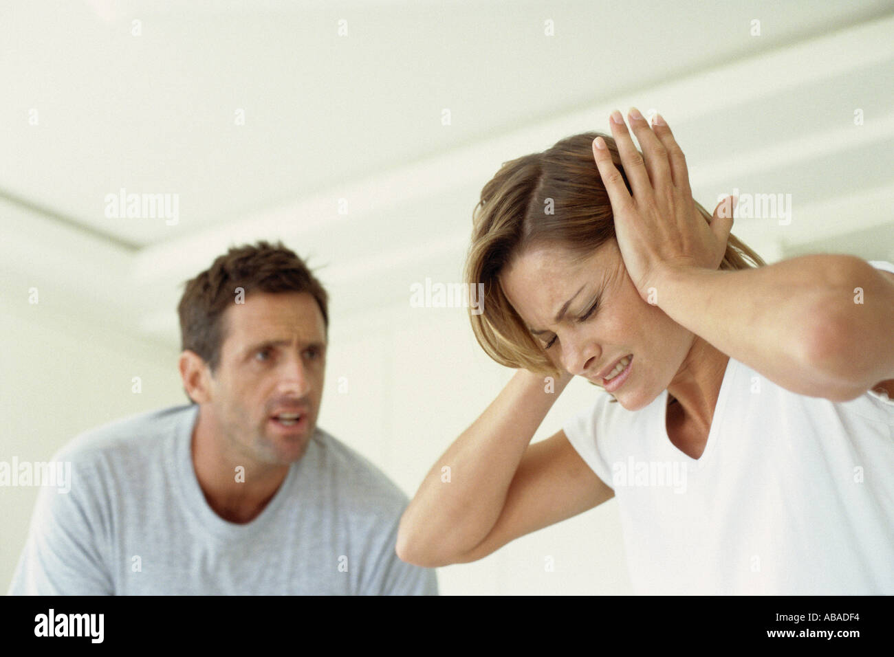 Man and woman arguing Stock Photo - Alamy