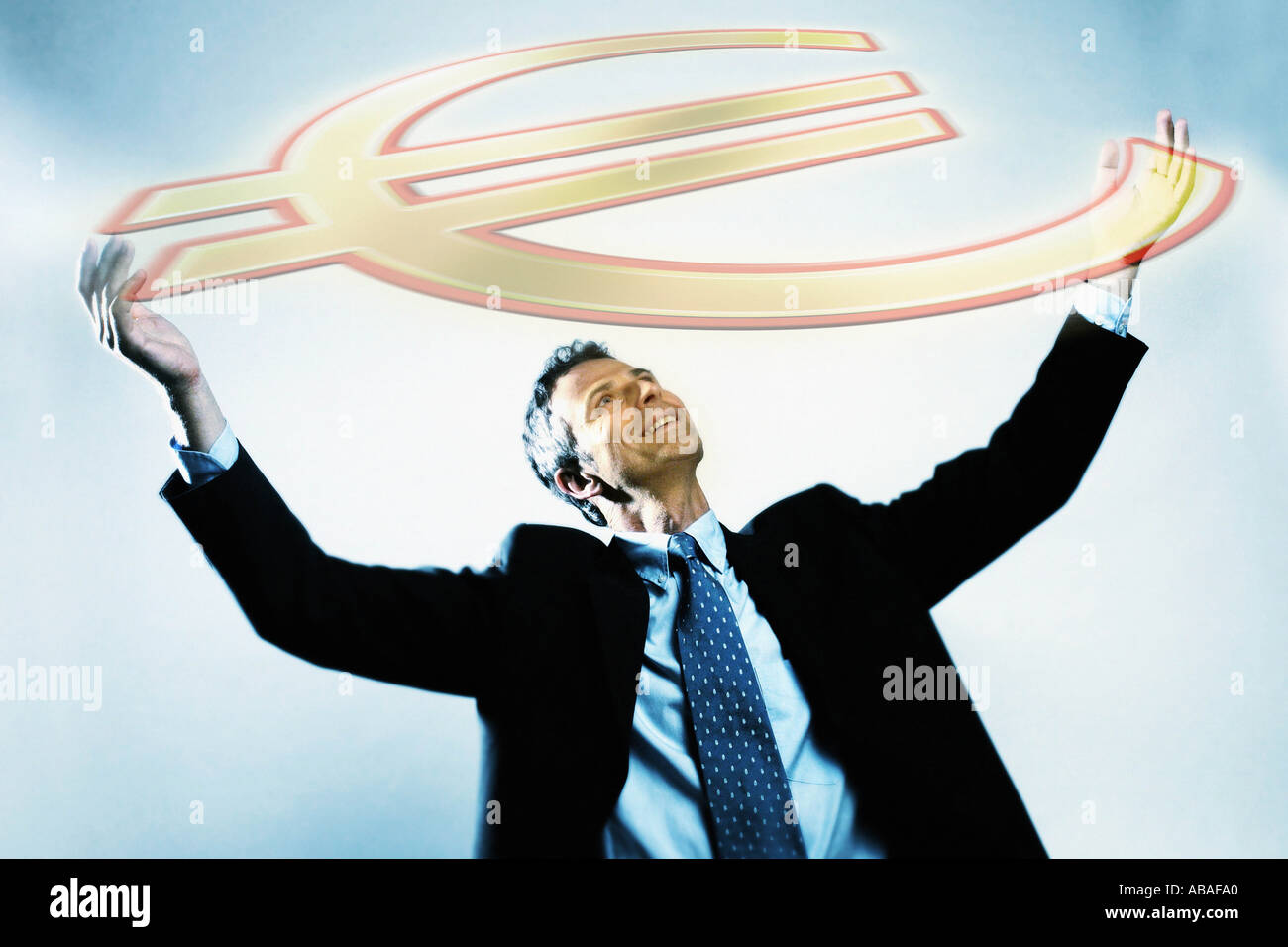 Businessman euro sign hi-res stock photography and images - Alamy