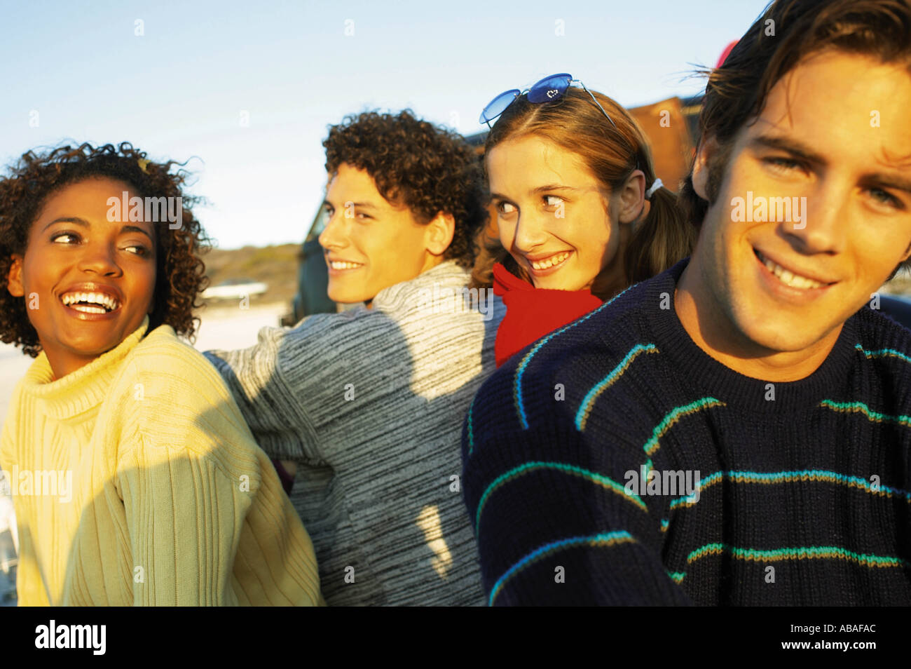 Small group female friends hi-res stock photography and images - Alamy