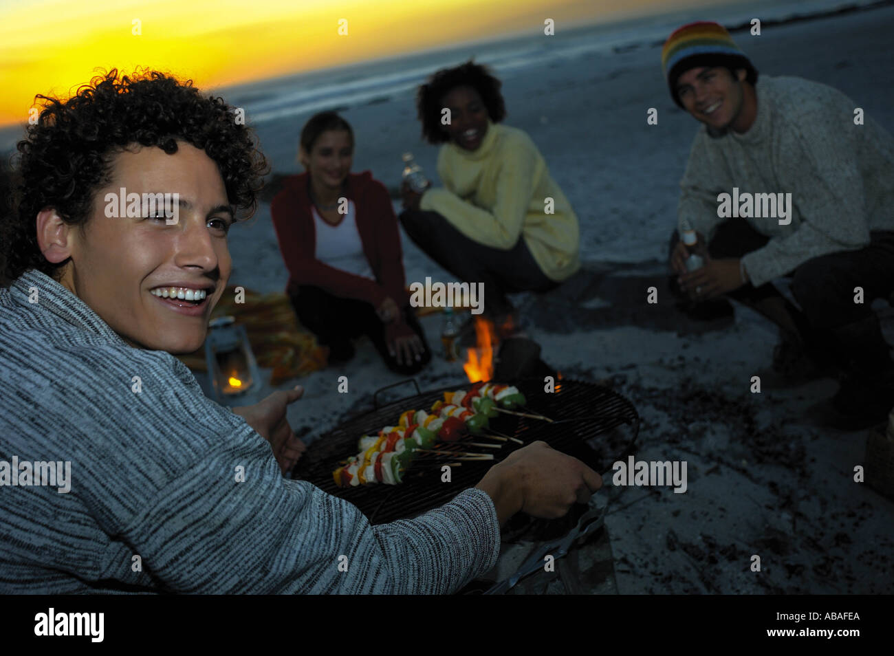 Barbecue weather at the beach hi-res stock photography and images - Alamy
