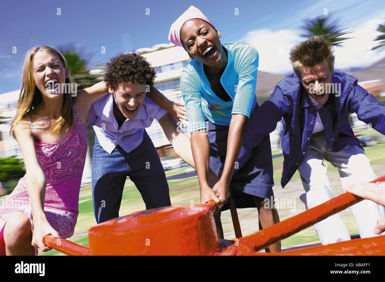 Adult roundabout hi-res stock photography and images - Alamy