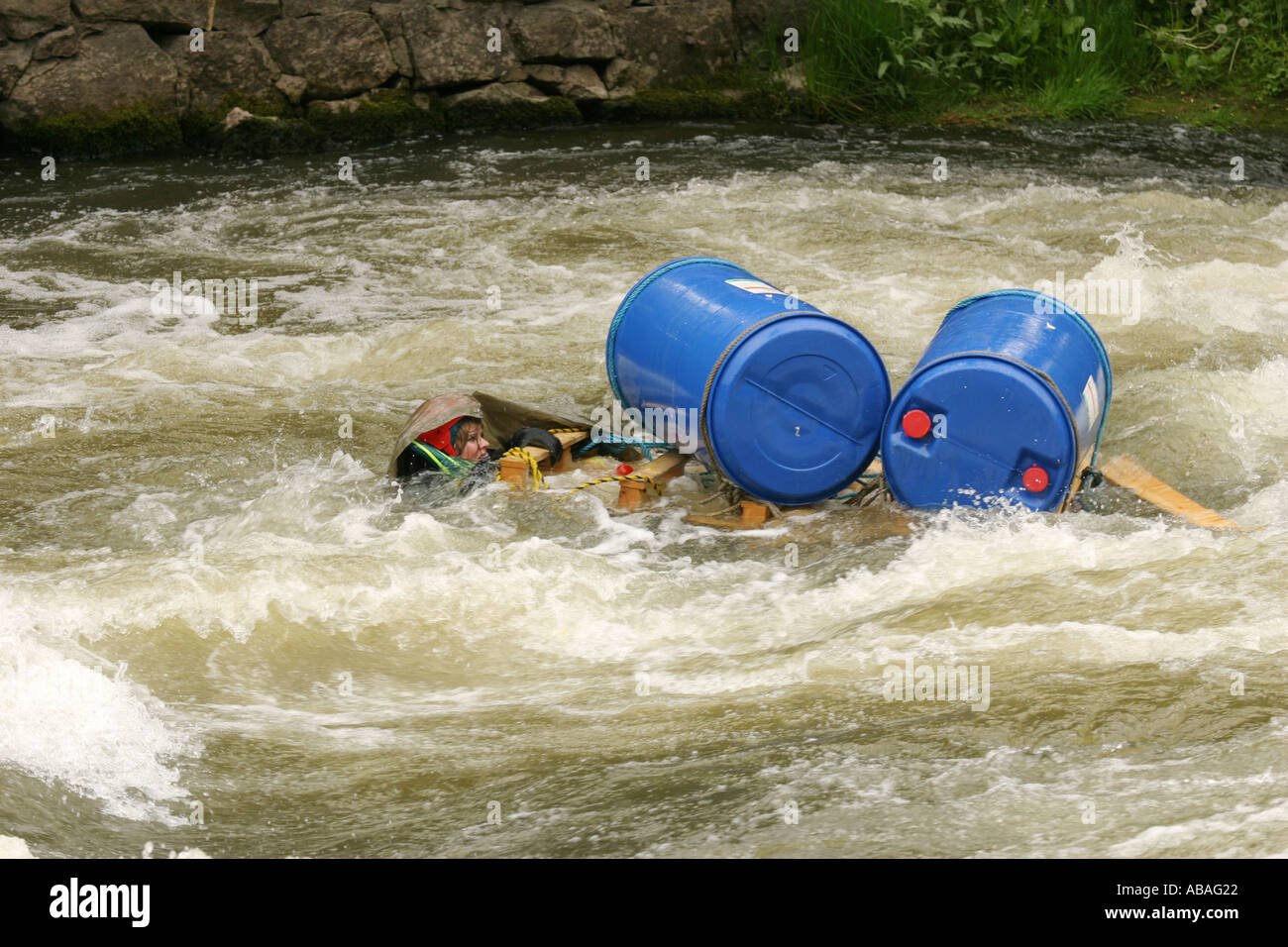 Home made rafts hi-res stock photography and images - Alamy