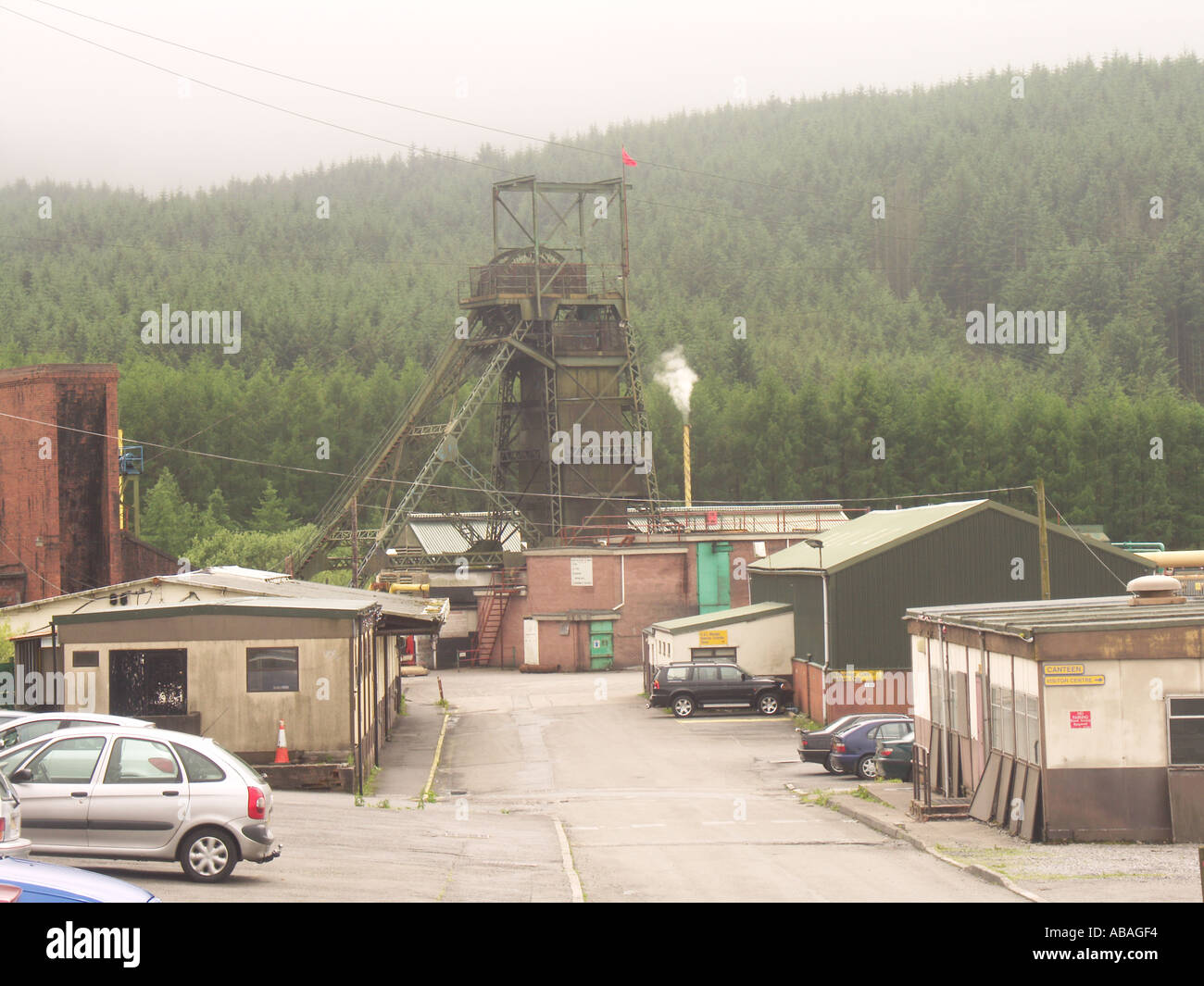 Tower colliery pit head Hirwaun South Wales Stock Photo - Alamy