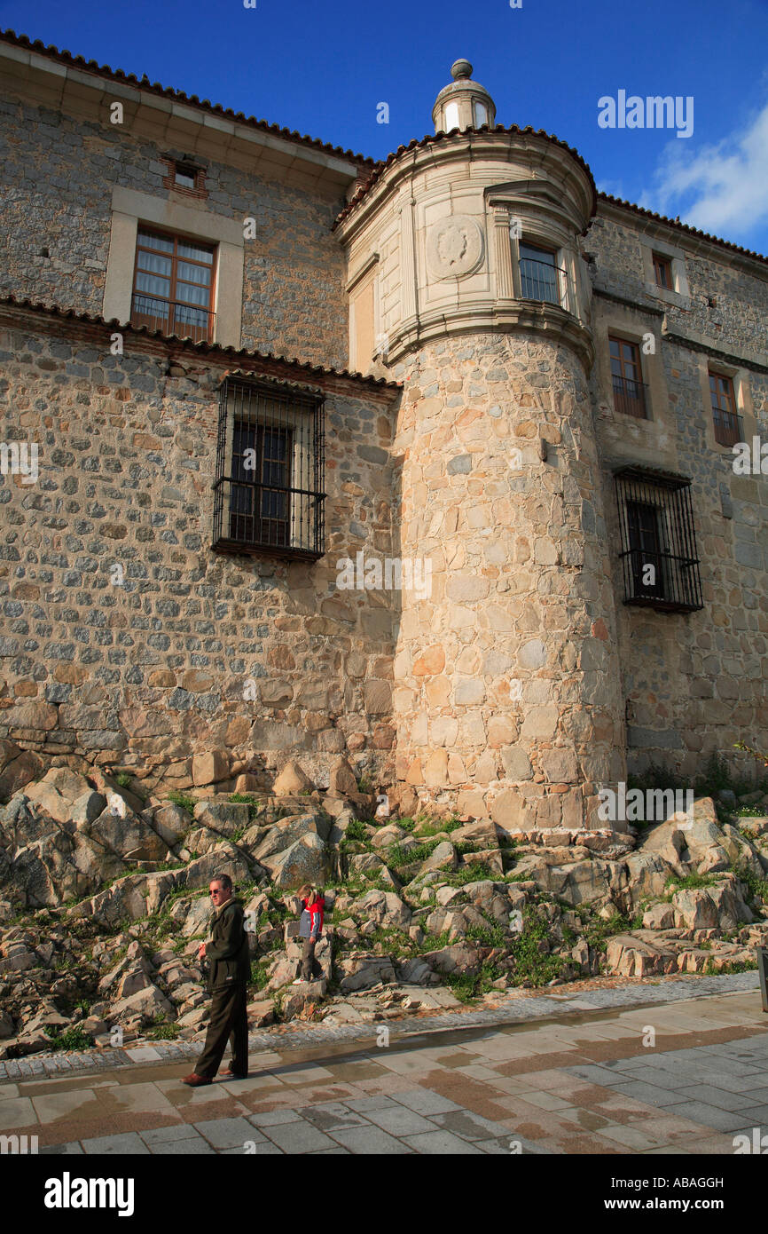 Spain Castilla Leon Ávila fortified city walls Stock Photo - Alamy