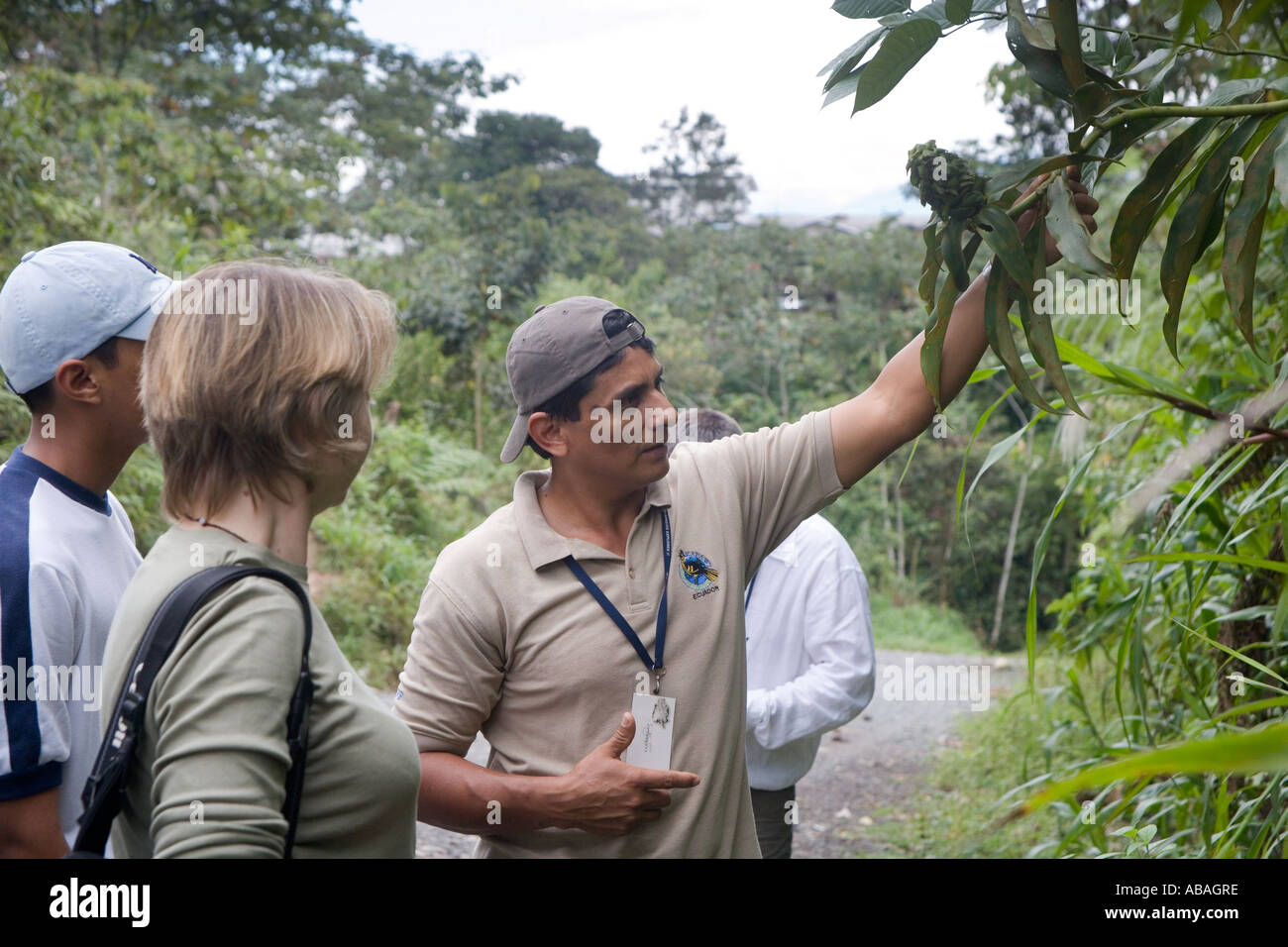 The small town of Shell in the Orient region of Ecuador South America ...