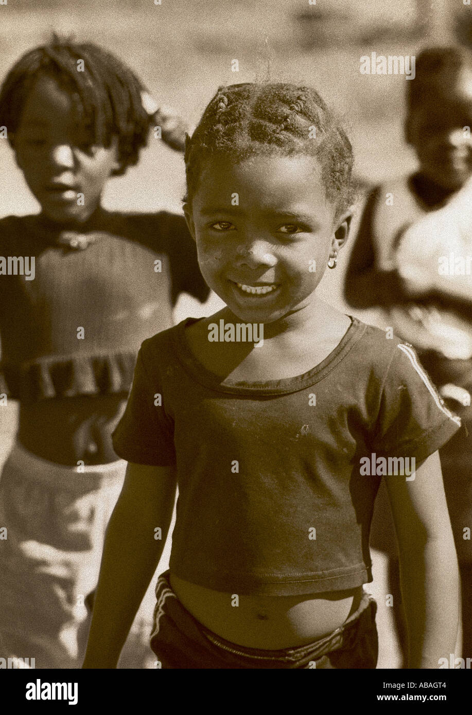 Happy botswana children hi-res stock photography and images - Alamy