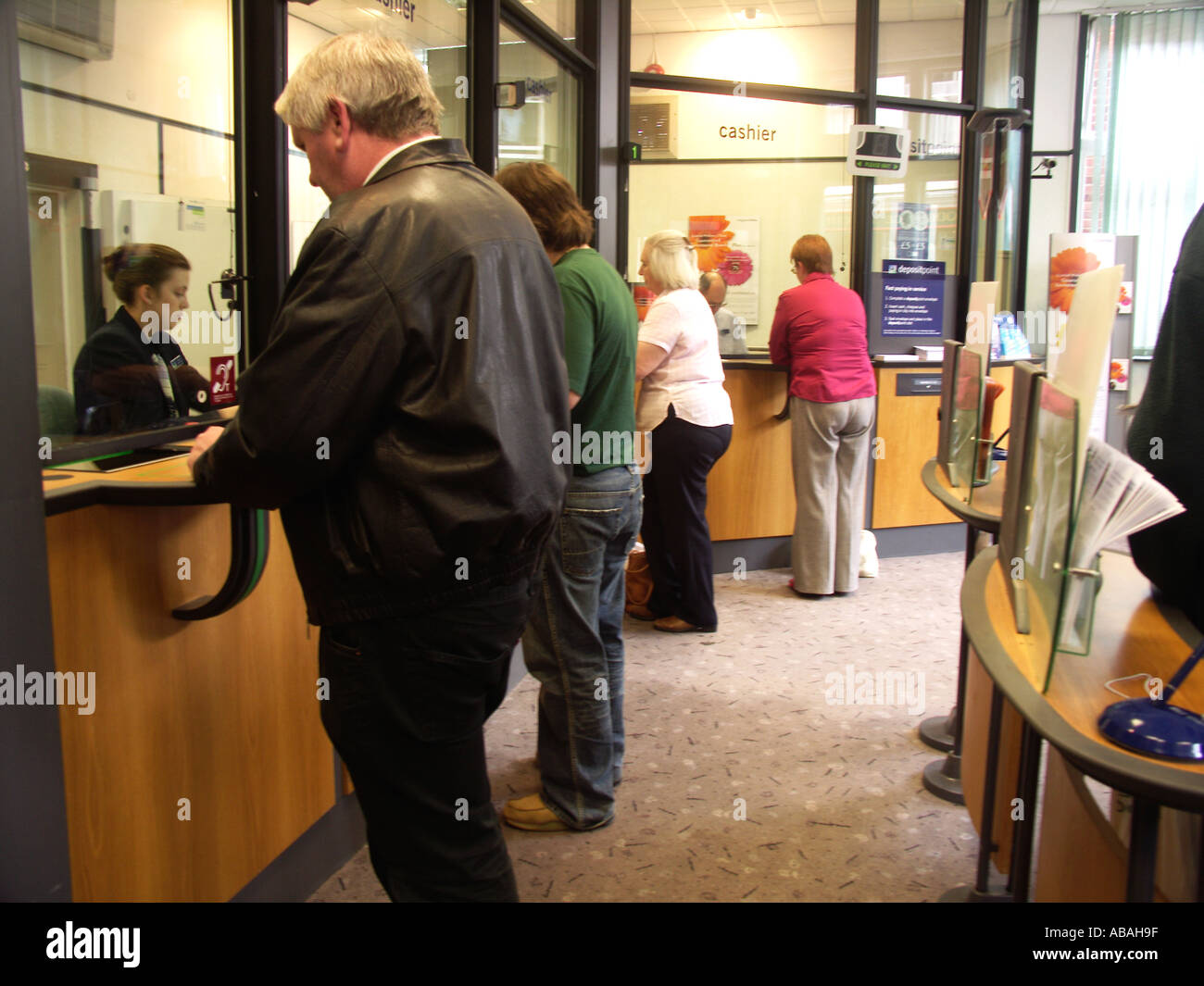 Bank Teller Counter High Resolution Stock Photography and Images - Alamy