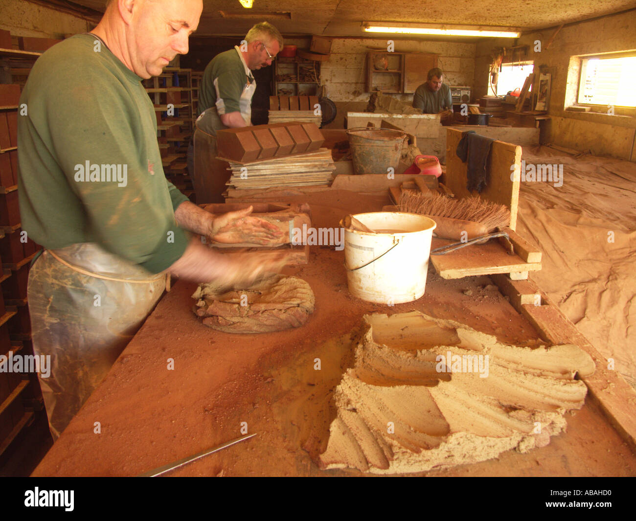 Making clay bricks hi-res stock photography and images - Alamy