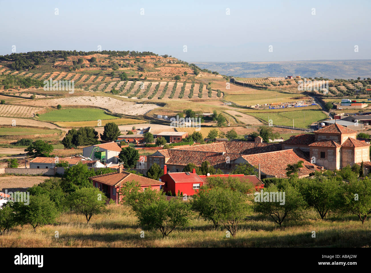 Spain Madrid Chinchon landscape scenery Stock Photo - Alamy