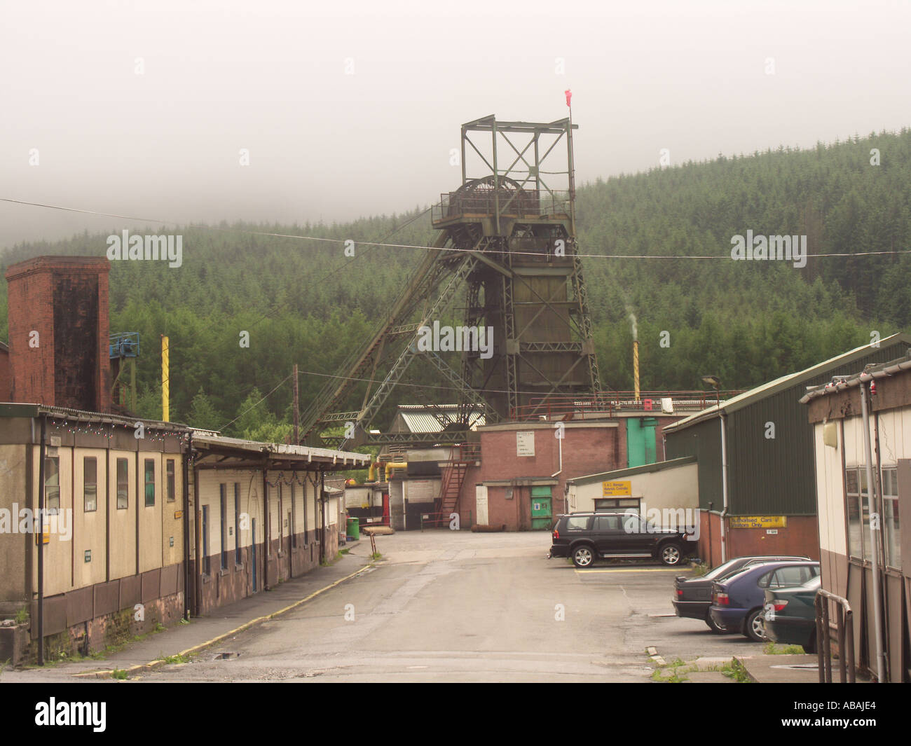 Tower colliery pit head Hirwaun South Wales Stock Photo - Alamy