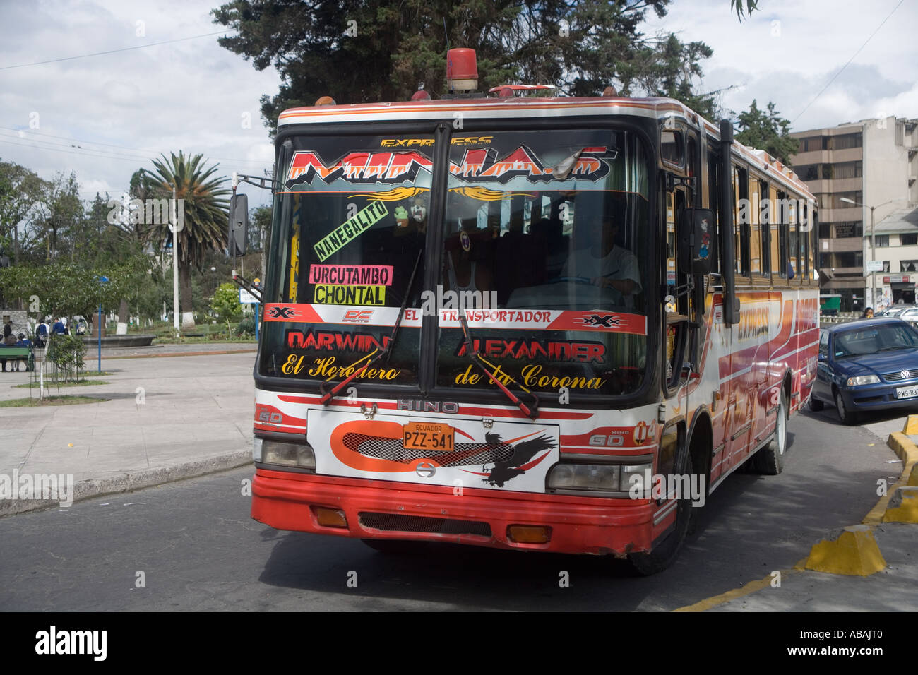 Bus in Quito Ecuador South America Stock Photo - Alamy