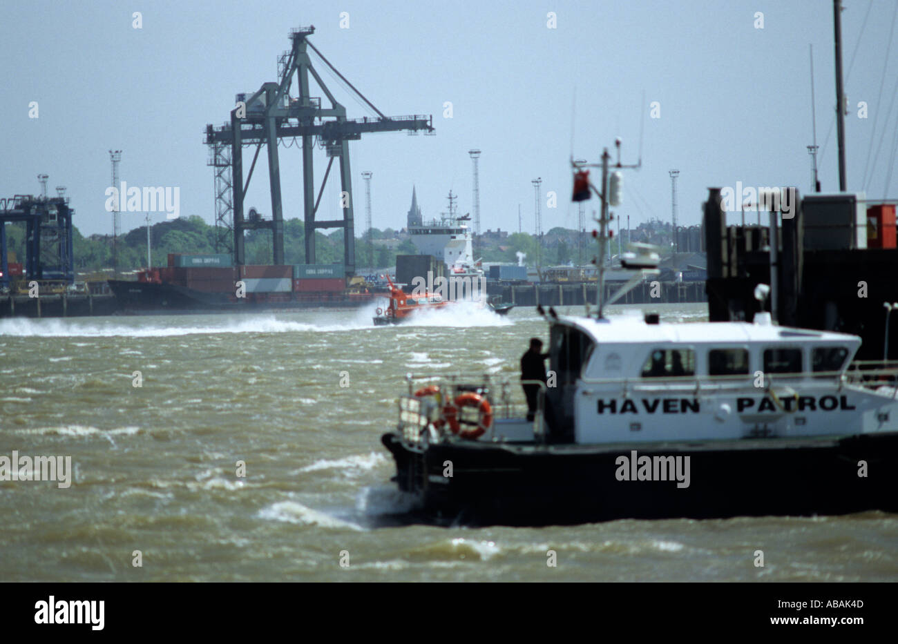 Harwich Haven port vessel, essex Stock Photo - Alamy