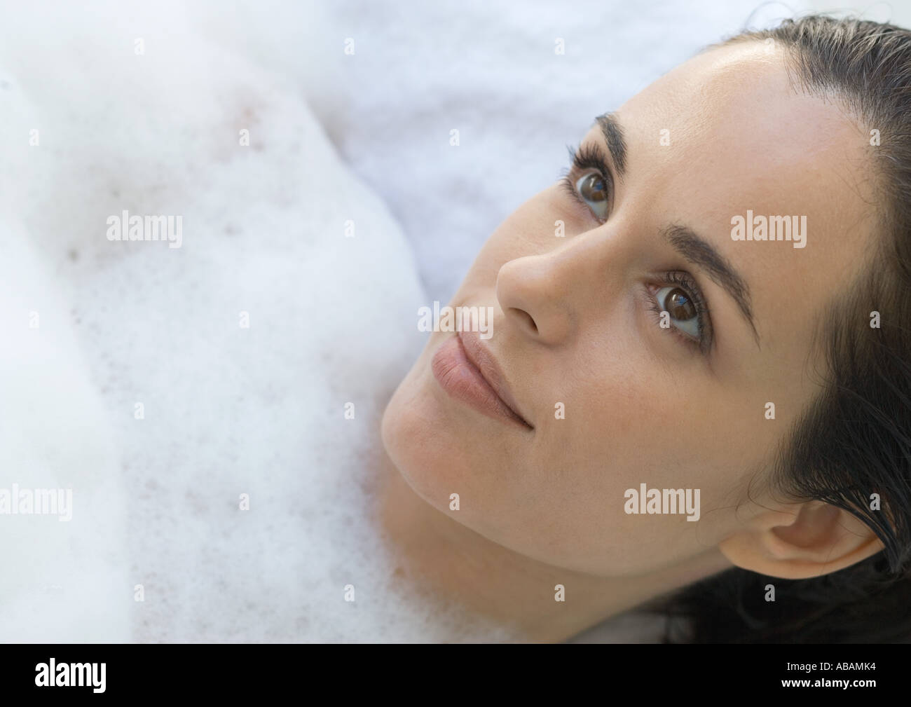 Lathering and woman and face hi-res stock photography and images - Alamy
