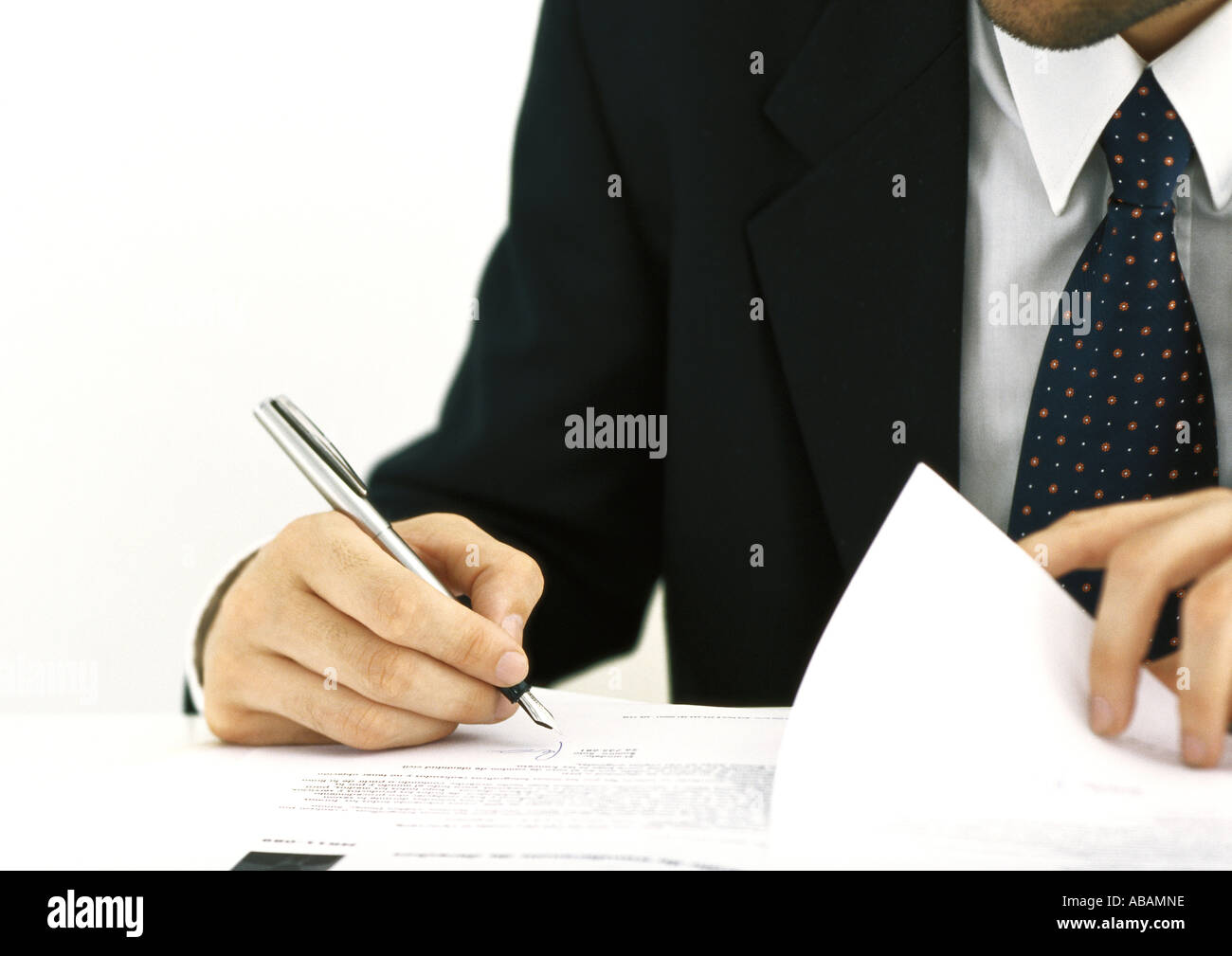 Signing forms work hi-res stock photography and images - Alamy