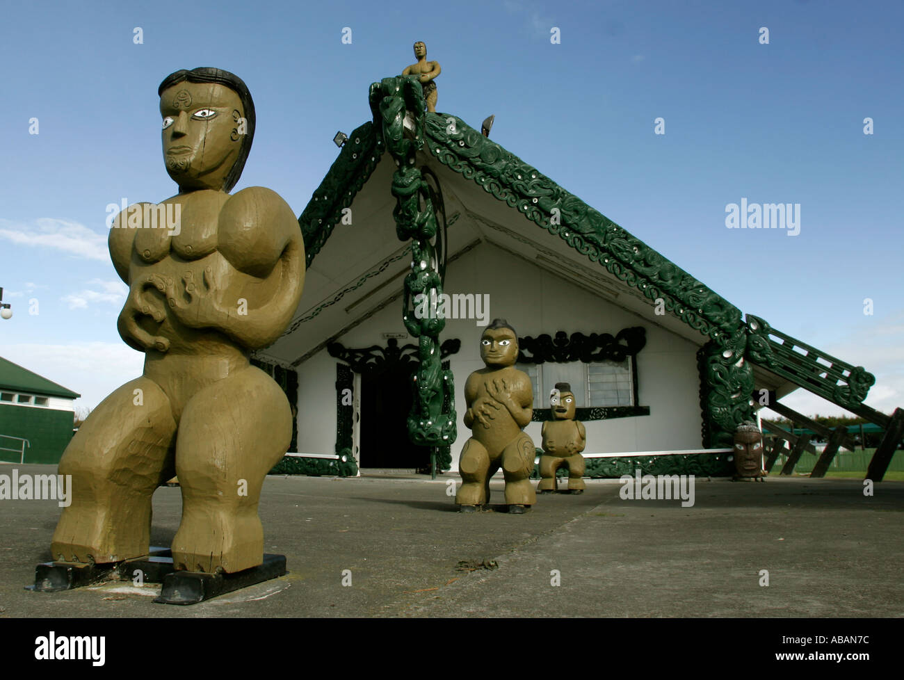 Hawkes Bay Marae NZ Stock Photo - Alamy