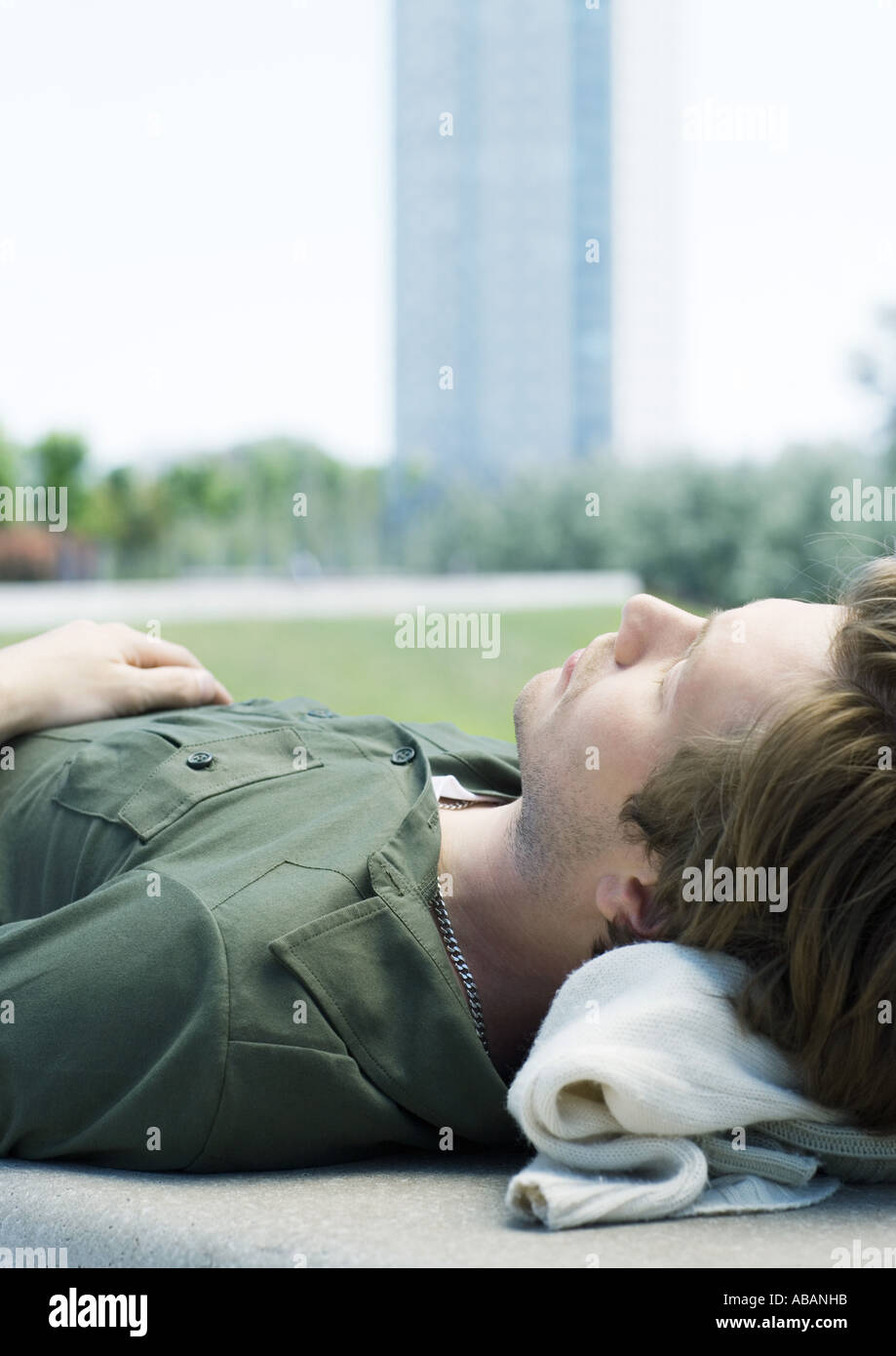 Close up young man rests hi-res stock photography and images - Alamy