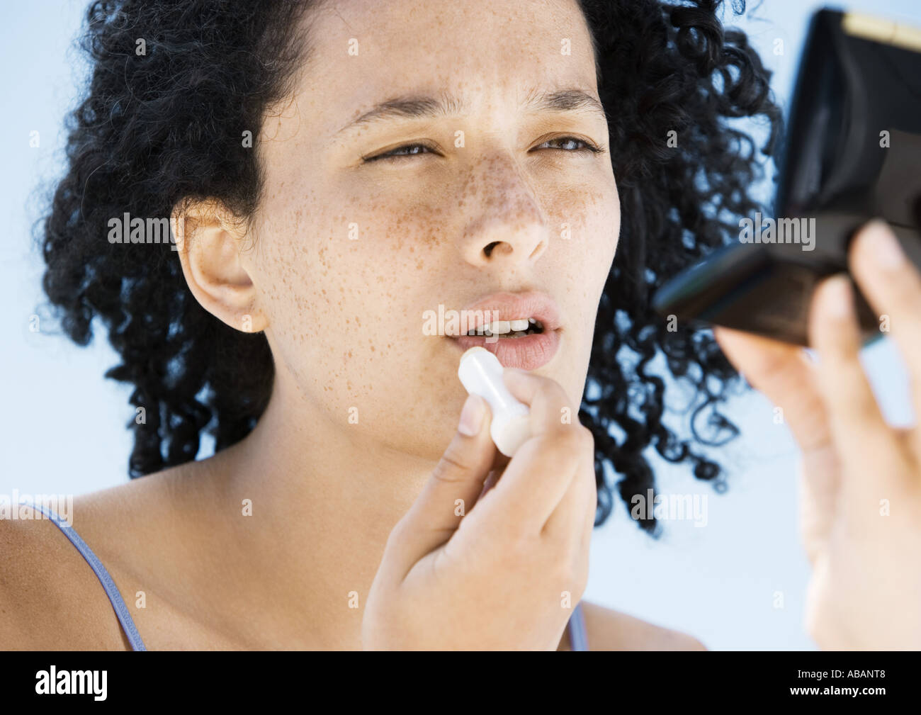 Chapstick apply hi-res stock photography and images - Alamy