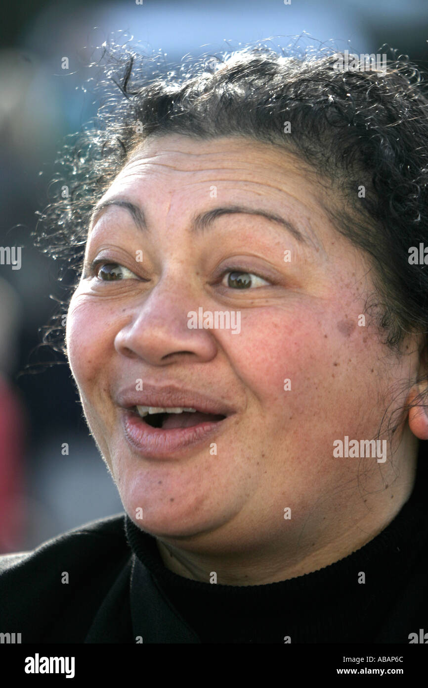 Maori people smiling hi-res stock photography and images - Alamy