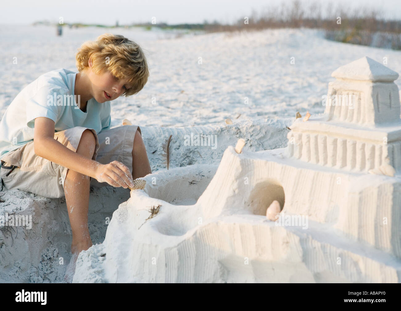 Constructing sand castles hi-res stock photography and images - Alamy