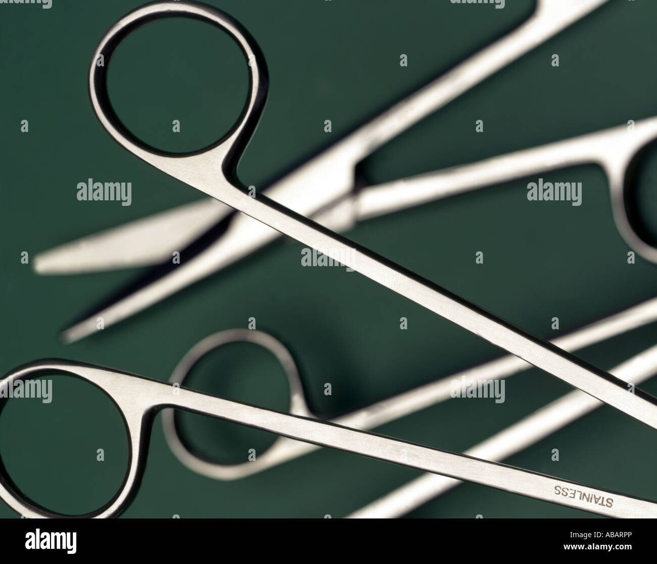 Stainless steel surgical scissors Stock Photo - Alamy