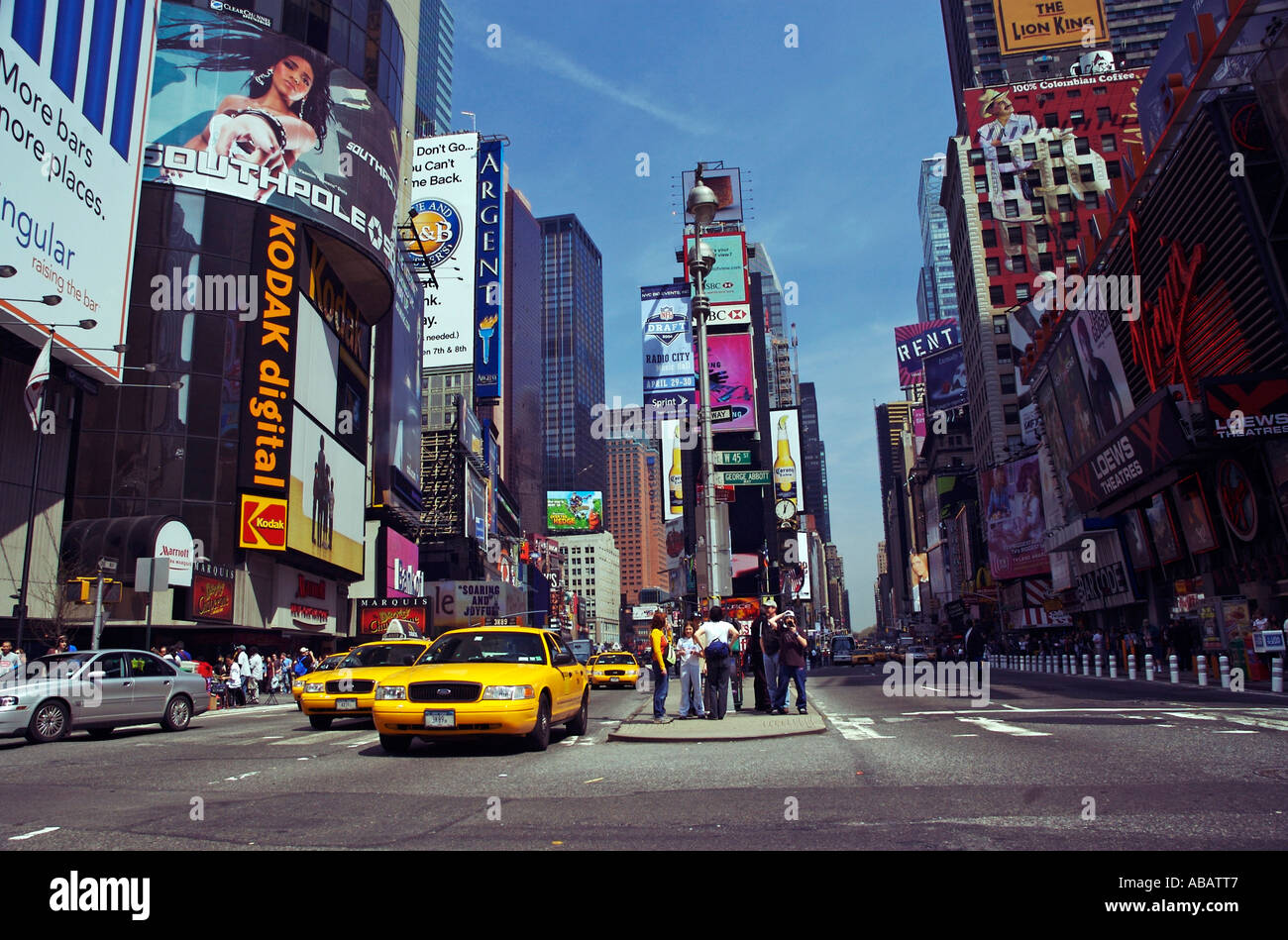 Times Square & Broadway Stock Photo - Alamy