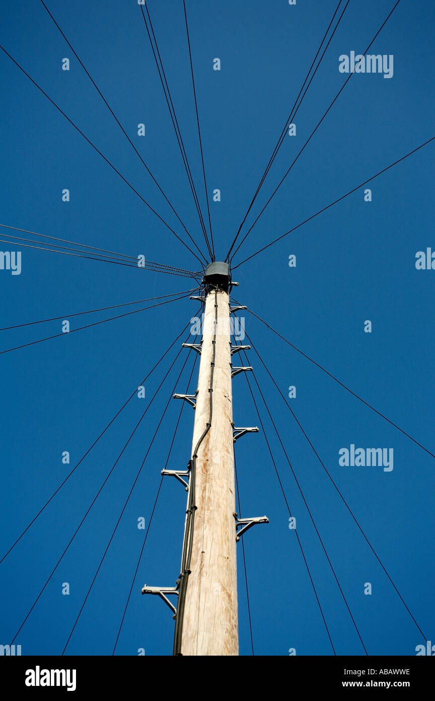 Telephones wires hi-res stock photography and images - Alamy
