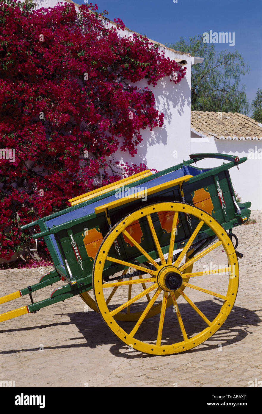 The Algarve, Traditional Cart Stock Photo - Alamy