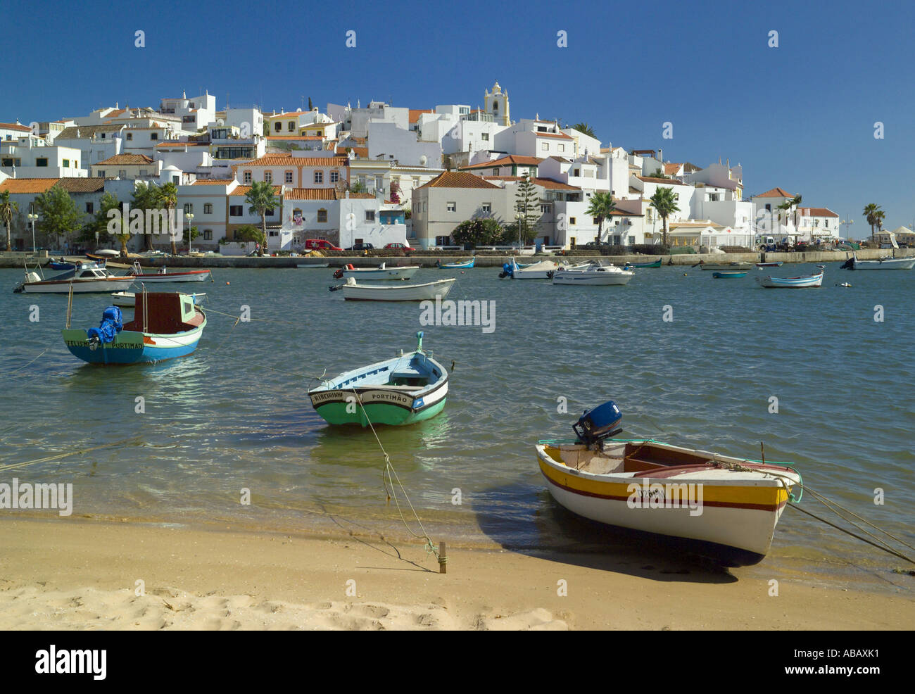 Portugal, The Algarve, Ferragudo Stock Photo - Alamy