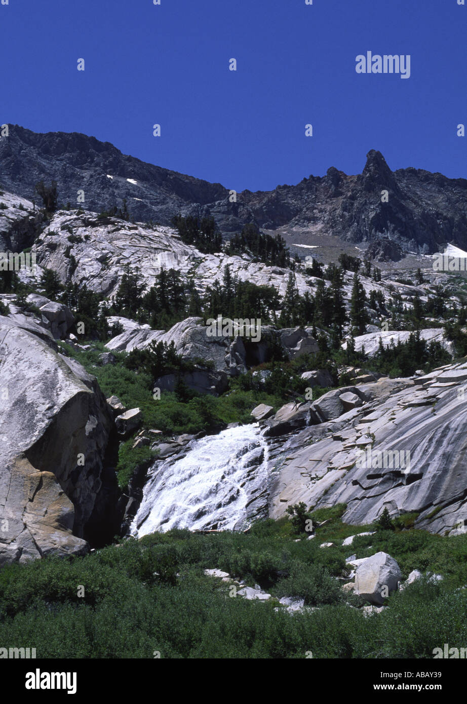 Typical sparkling summer conditions in the High Sierra California USA ...