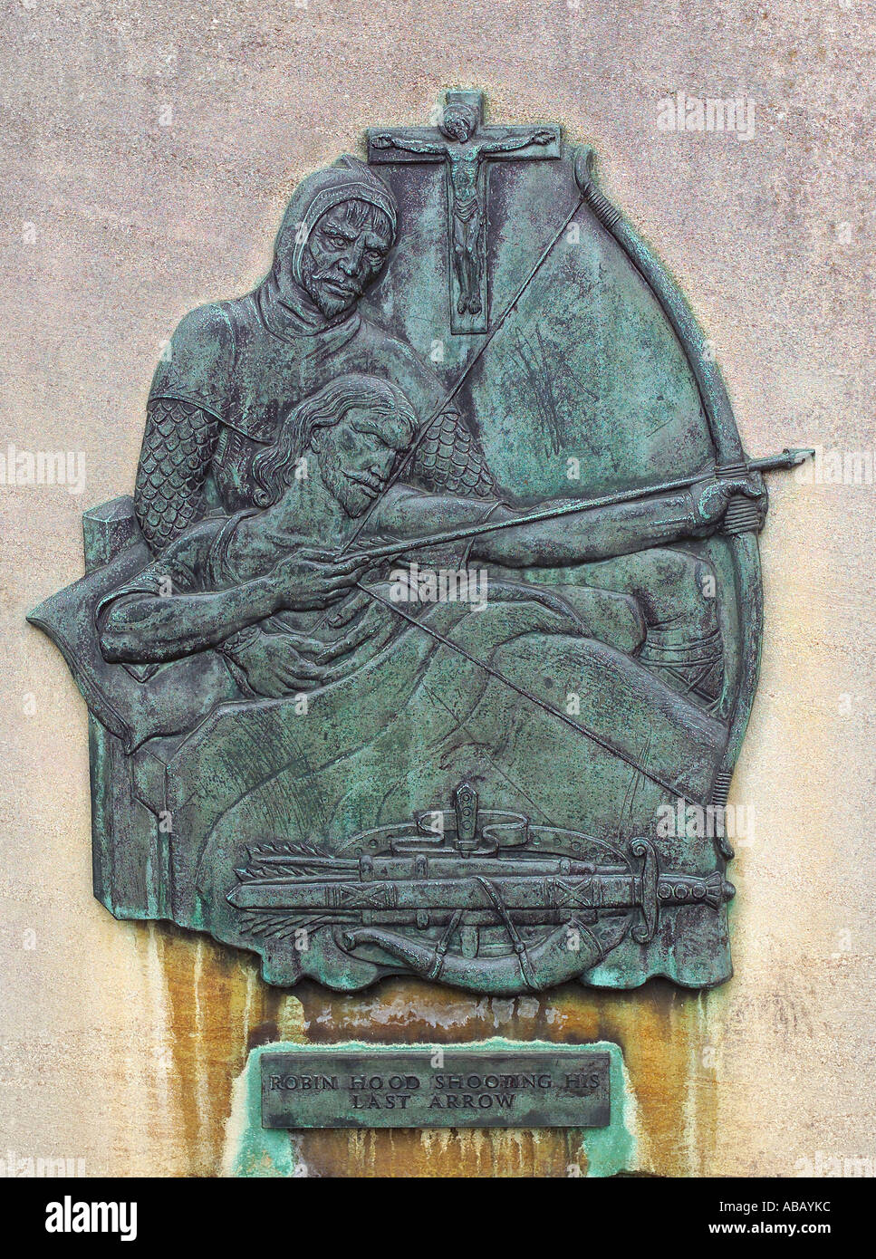 'Robin Hood Shooting His Last Arrow' Stock Photo - Alamy