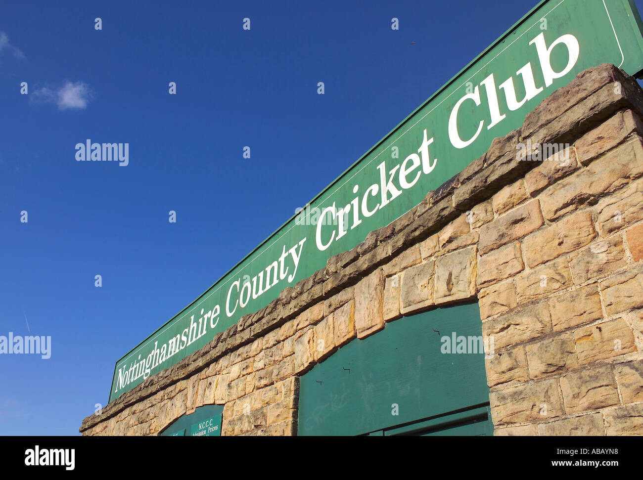 Nottinghamshire County Cricket Club Stock Photo - Alamy