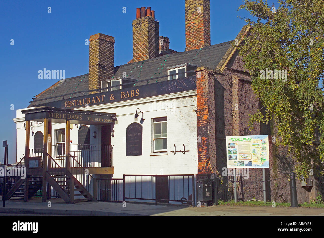 Kent, Gravesend, Three Daws Pub Stock Photo - Alamy