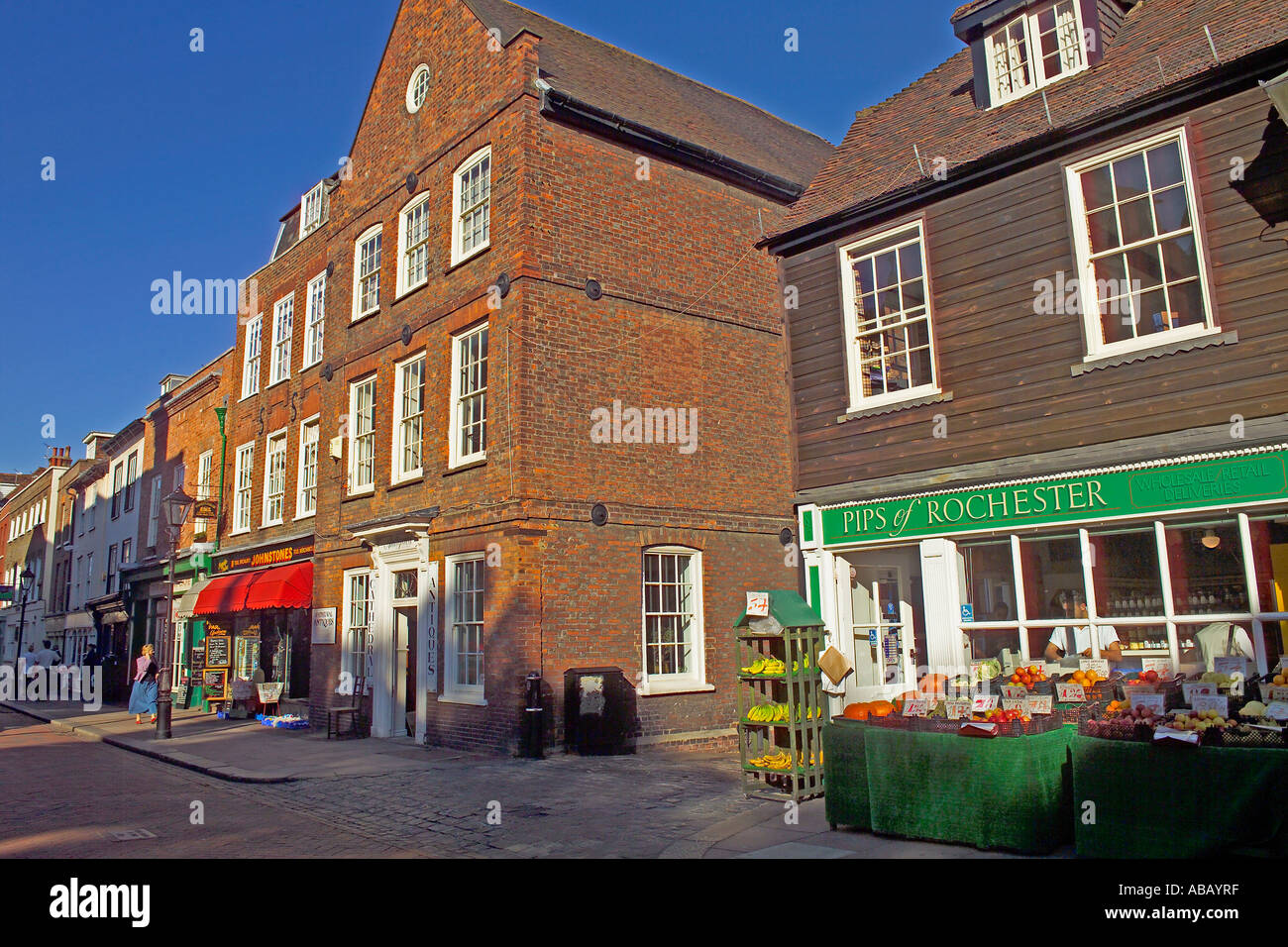 Kent, Rochester, High Street Stock Photo - Alamy