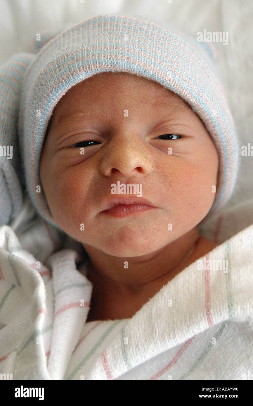 One day old infant boy Stock Photo - Alamy