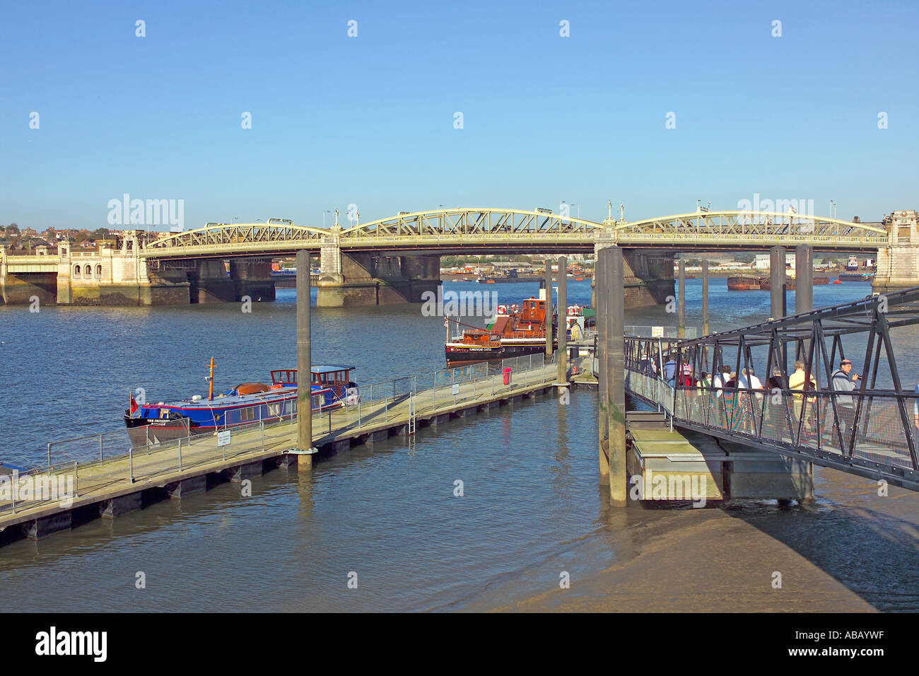 Kent, Rochester, River Medway Stock Photo - Alamy