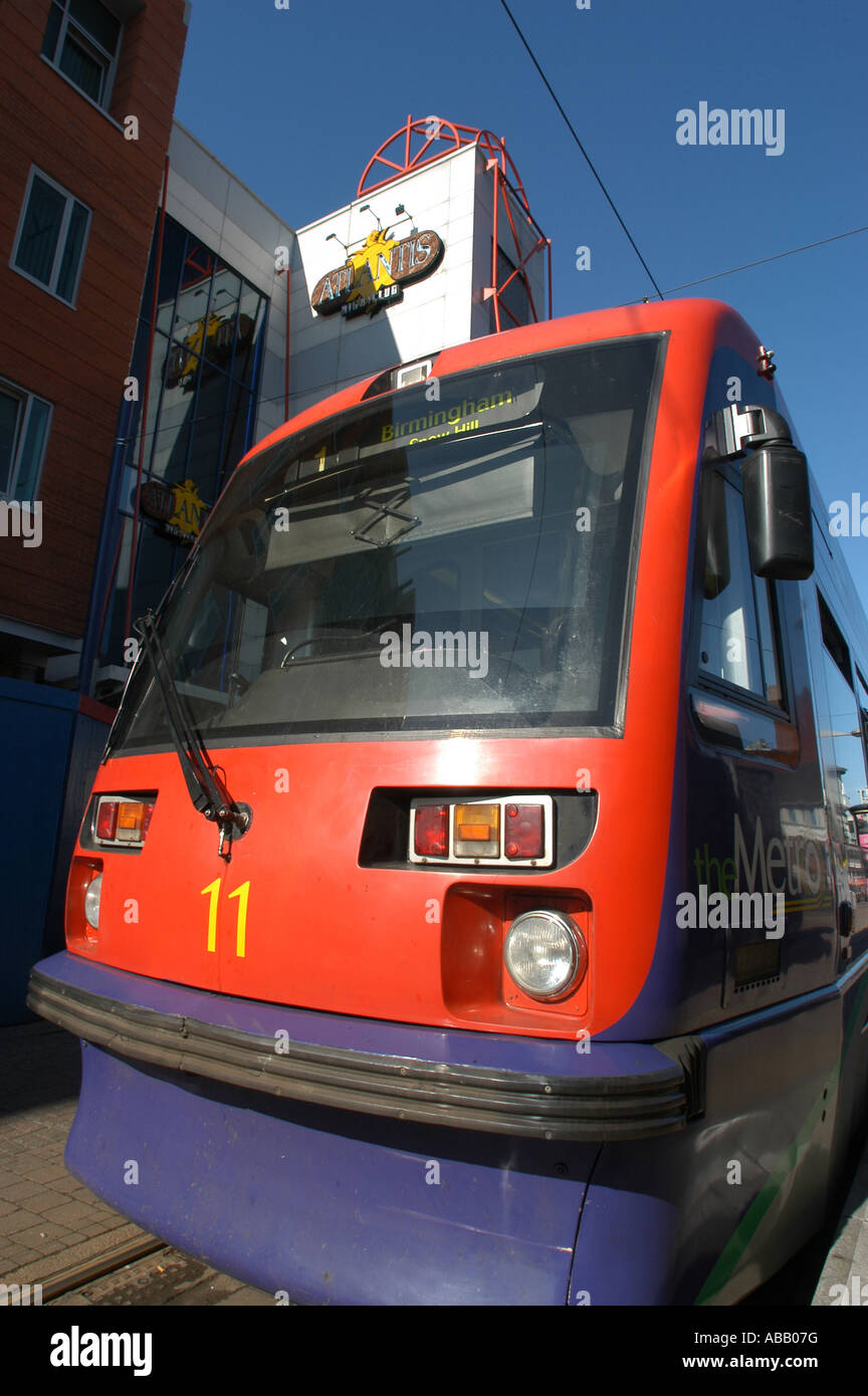 Midland Metro tram in Wolverhampton West Midlands UK Stock Photo - Alamy